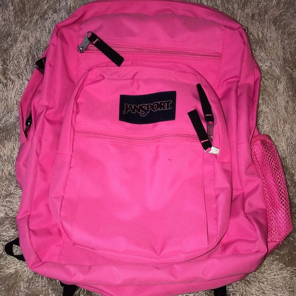 Jansport | Bags | Jansport Hot Pink Backpack | Poshmark